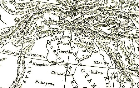 Map Of Edessa And Nisibis