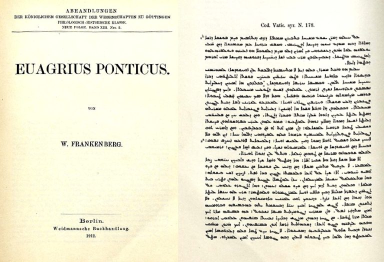 EVAGRIUS PONTICUS - Encyclopaedia Iranica